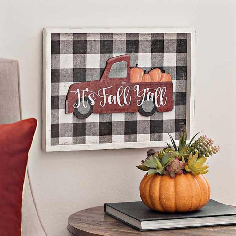 30 Buffalo Check DIY Fall Decor Ideas for a Cozy Home