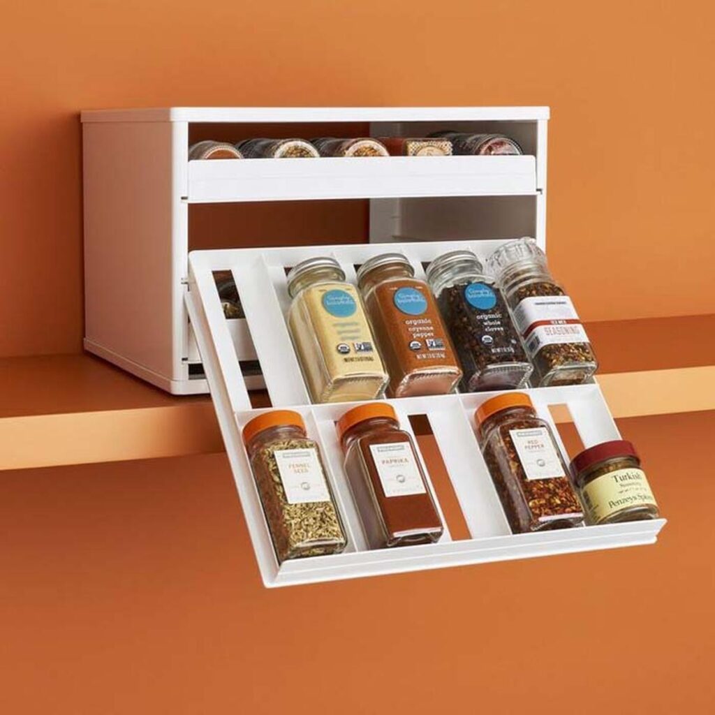 38 Essential Spice Rack Ideas for Ultimate Kitchen Order
