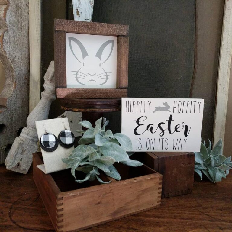 24 Rustic Easter Decor Ideas to Add Spring Charm