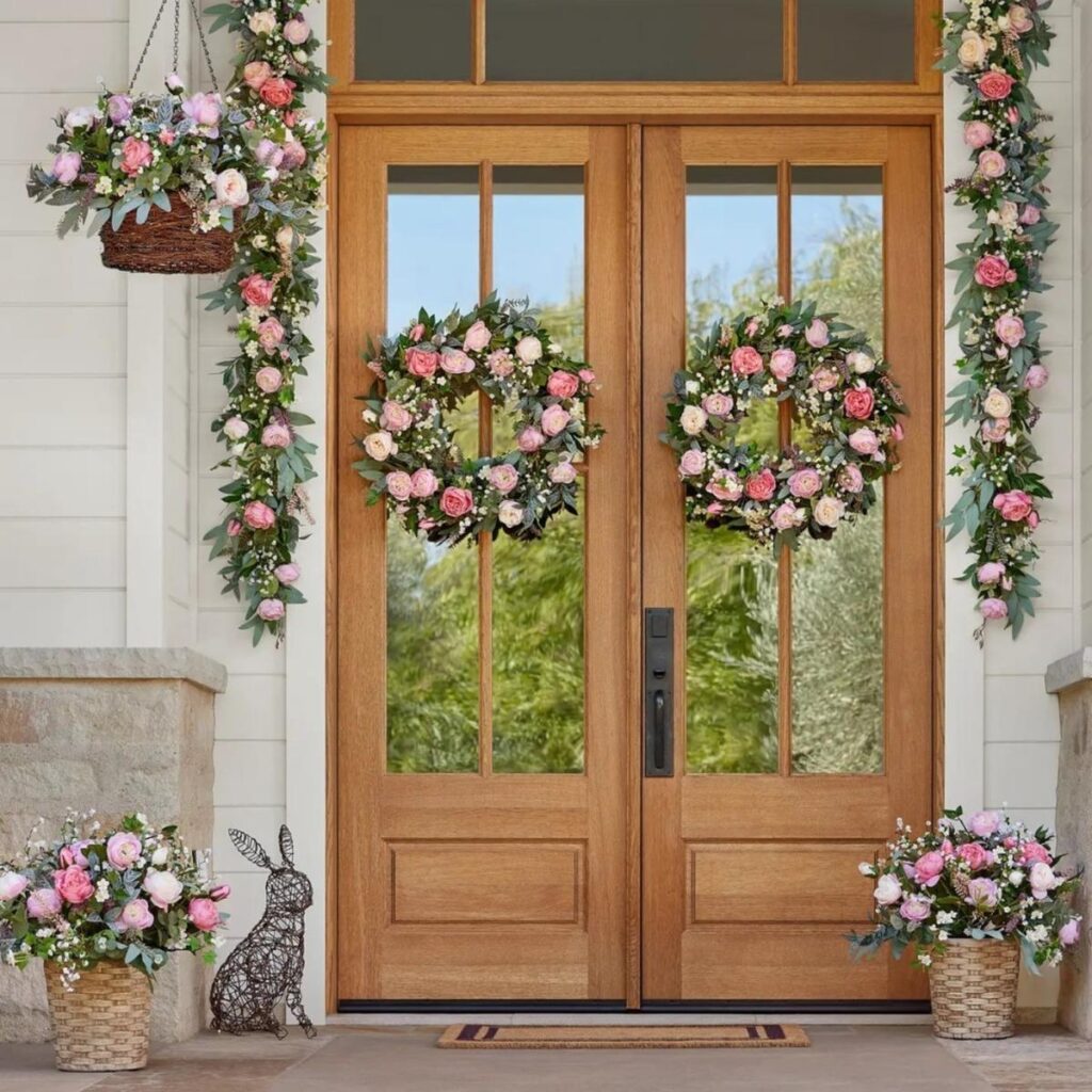 15 Festive Spring Door Decorations for a Stylish Entrance