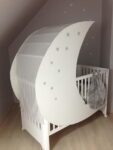 12 DIY Ideas for Cute Moon Shaped Baby Cribs