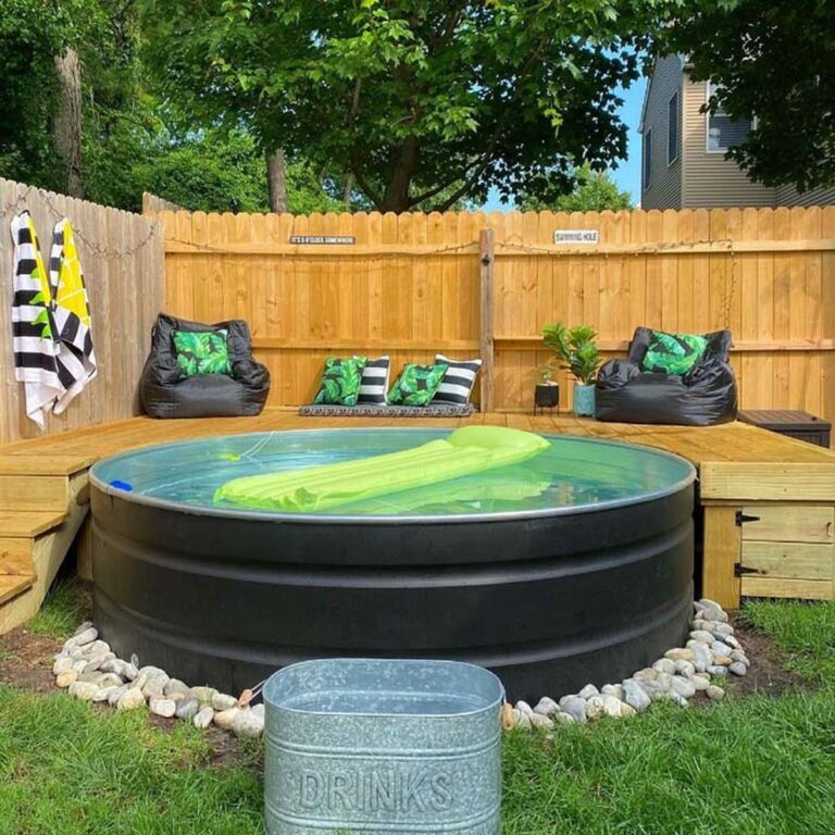 41 Stock Tank Pool Ideas to Stay Cool This Summer