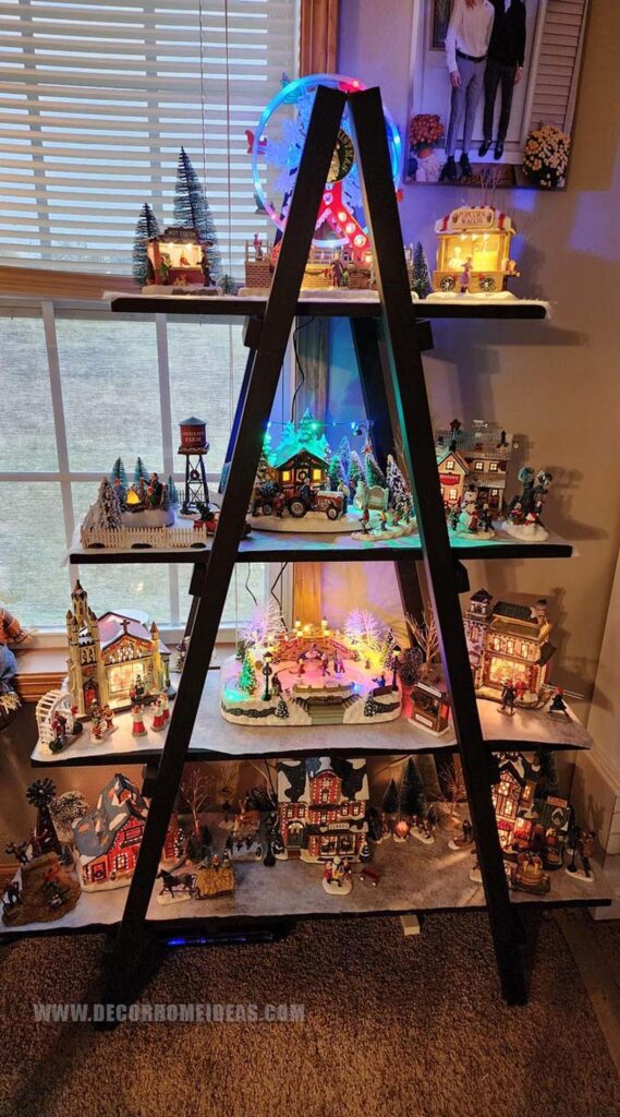 28 Innovative Christmas Ladder Tree Designs to Try