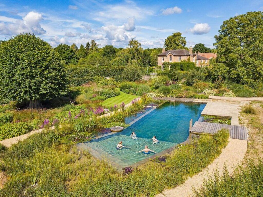 24 Stunning Natural Swimming Pond Ideas for a Relaxation Oasis