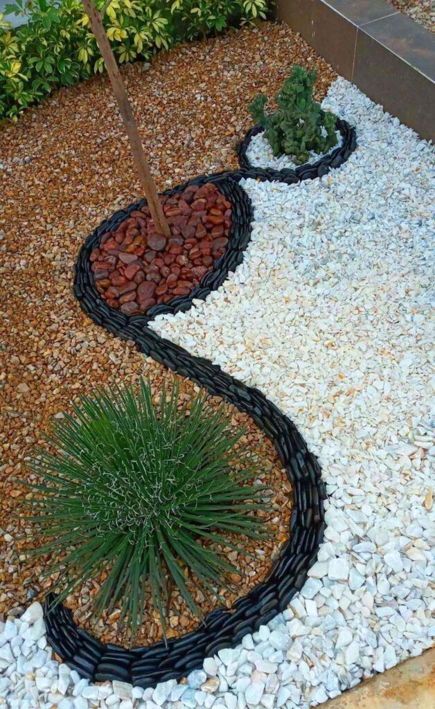 28 Beautiful Pebble Landscape Ideas for a Perfect Yard