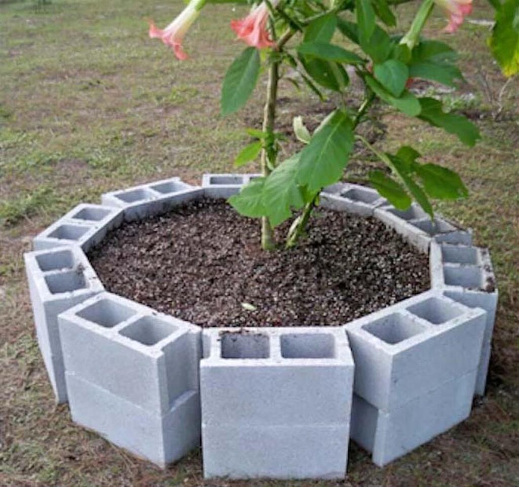 21 Best DIY Garden Beds with Concrete Blocks