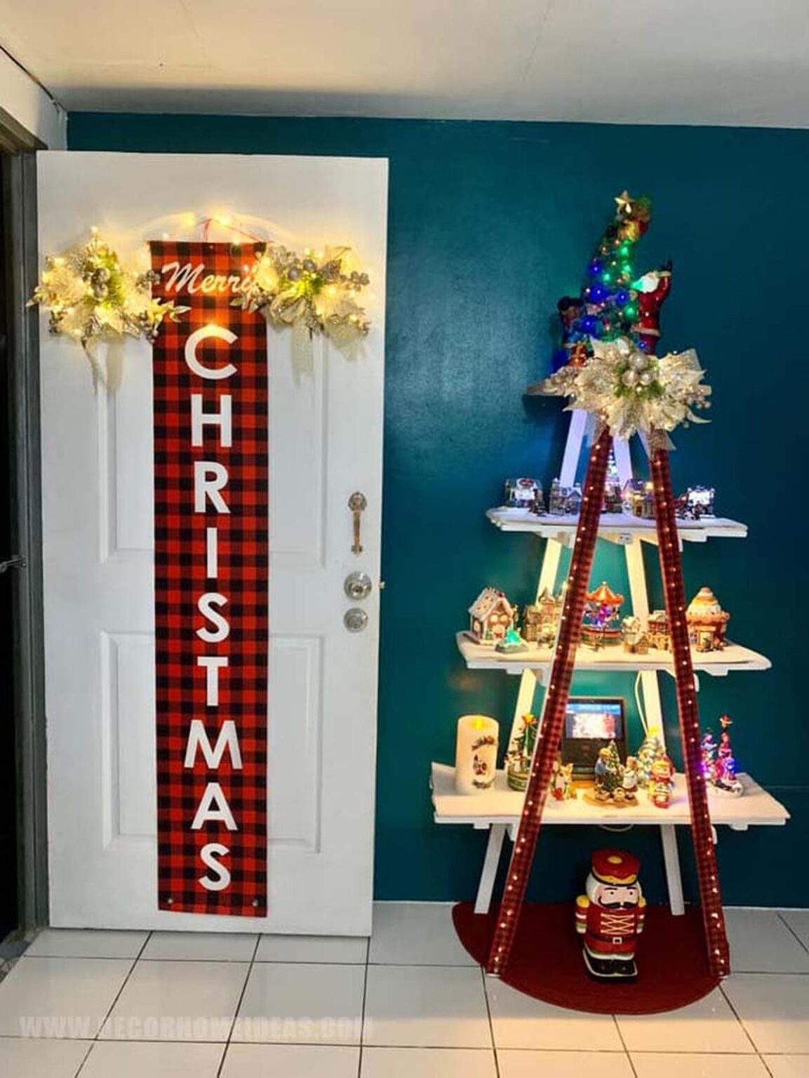 28 Innovative Christmas Ladder Tree Designs to Try