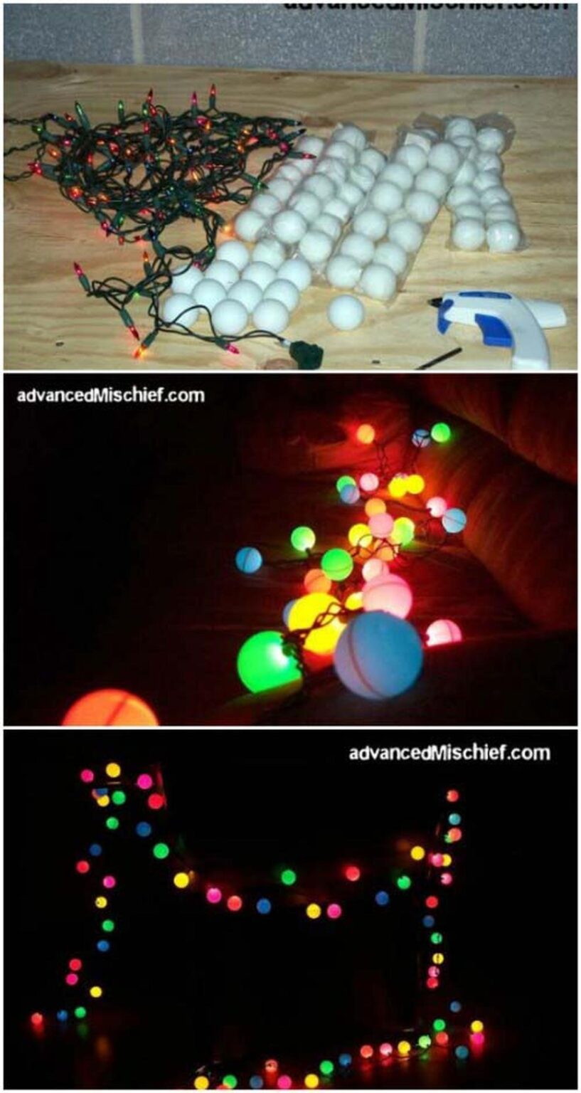 30 Christmas Light DIYs to Brighten Your Festive Decor