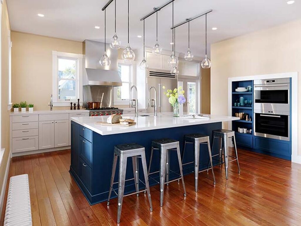 3 Chic Blue Kitchens for a Fresh Makeover