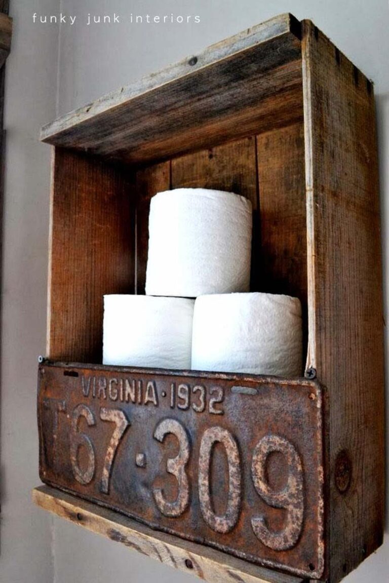 25 Creative DIY Toilet Paper Holder Ideas for a Stylish Bathroom