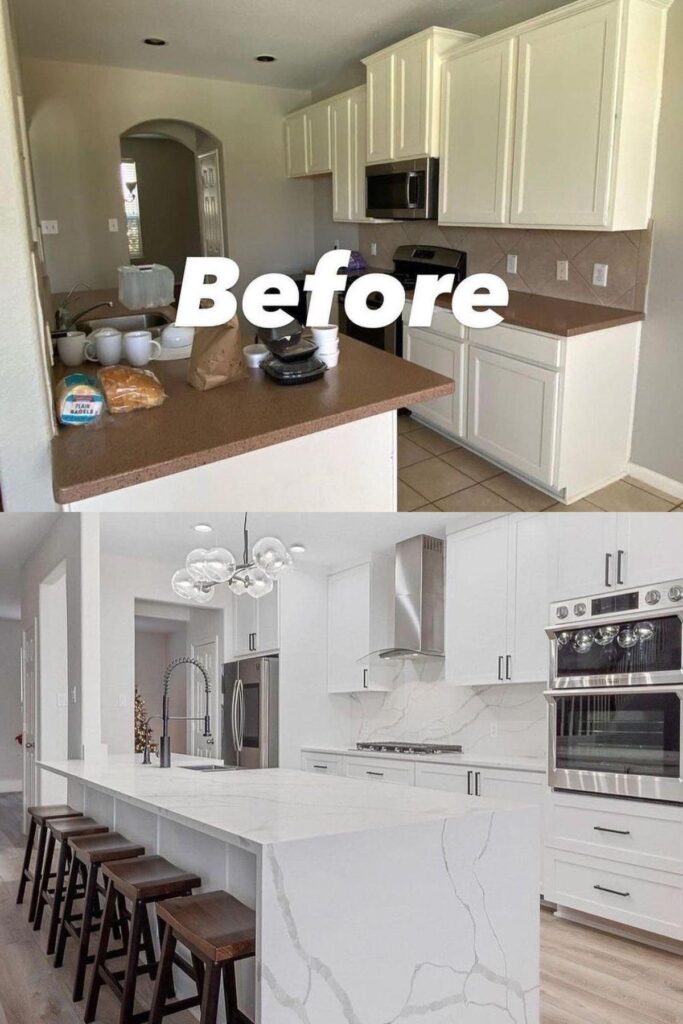 22 Gorgeous Kitchen Makeovers to Ignite Your Home Renovation Inspiration