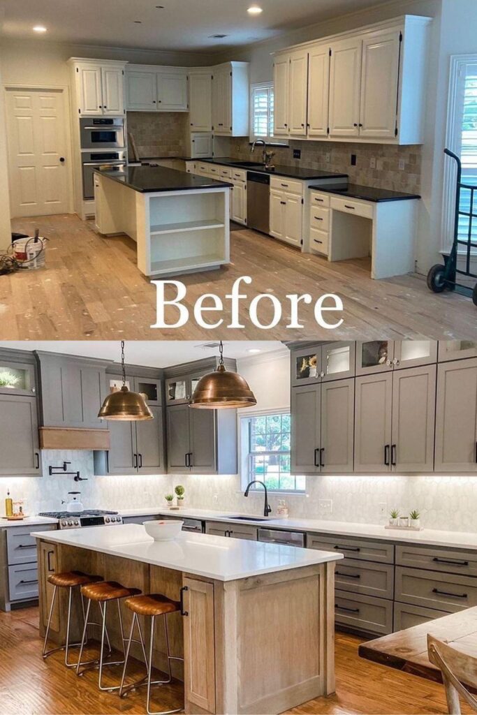 22 Gorgeous Kitchen Makeovers to Ignite Your Home Renovation Inspiration