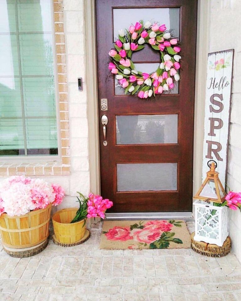 18 Colorful Spring Porch Decor Ideas for a Bright and Inviting Entrance