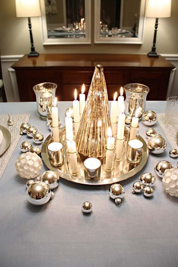 22 Sparkling Silver and Gold Christmas Decors for the Holidays