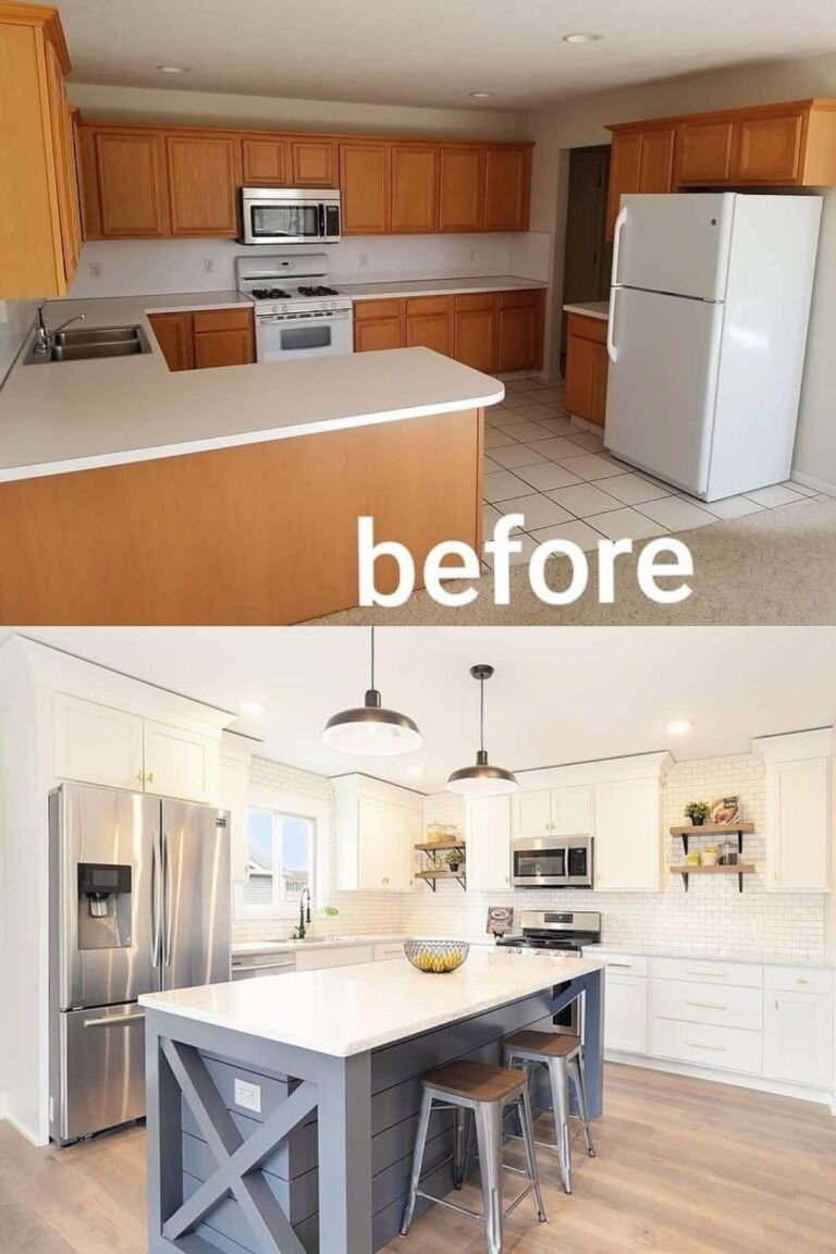 22 Gorgeous Kitchen Makeovers to Ignite Your Home Renovation Inspiration