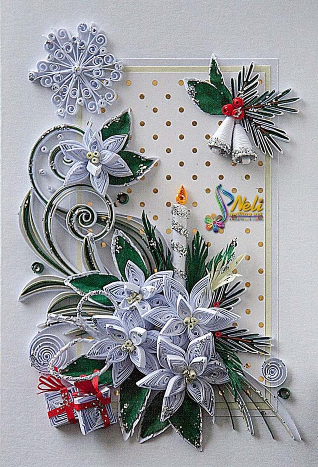 28 Beautiful Christmas Cards Crafted with Paper Quilling