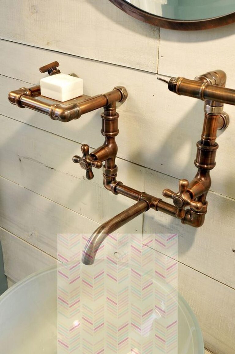 25 Inventive Steampunk Bathroom Designs