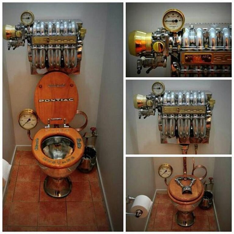 25 Inventive Steampunk Bathroom Designs