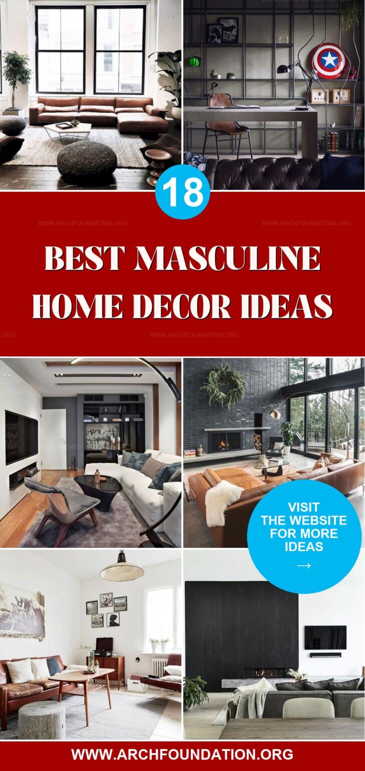 18 Trendy Masculine Home Decor Ideas for Every Space