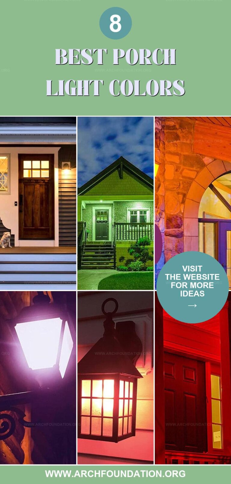 8 Amazing Porch Light Color Meanings to Pick The Right One