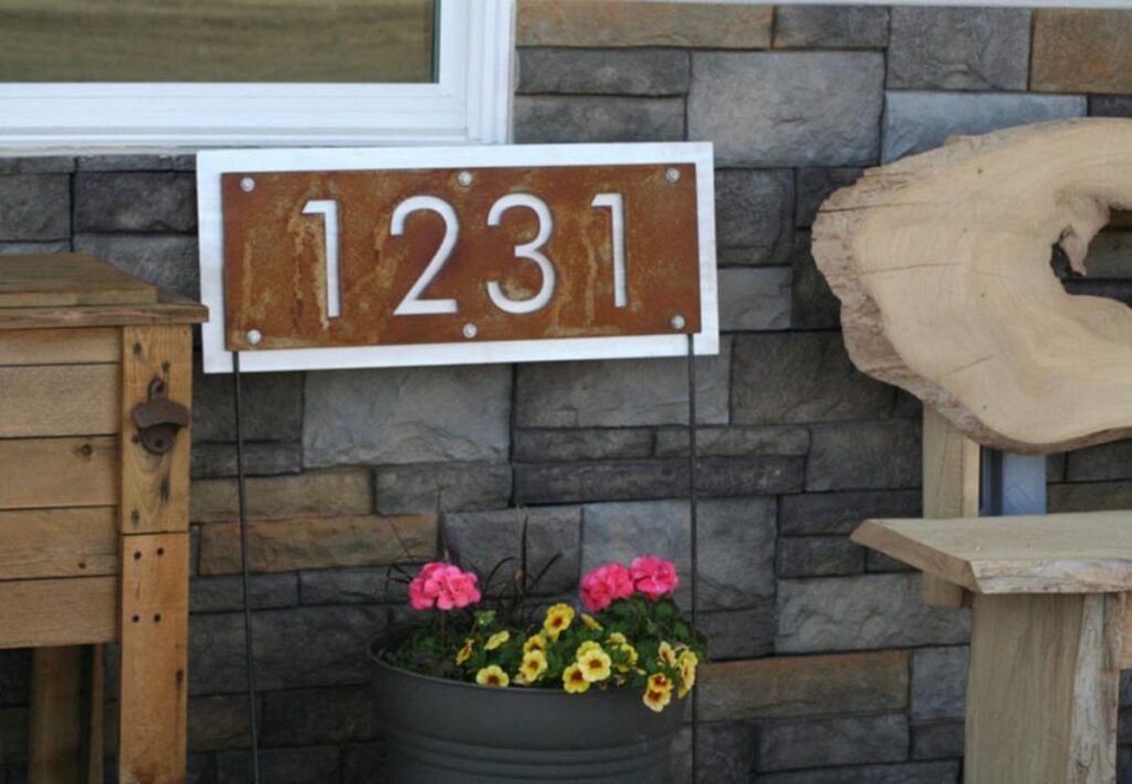 62 Creative House Number Ideas That Make a Statement