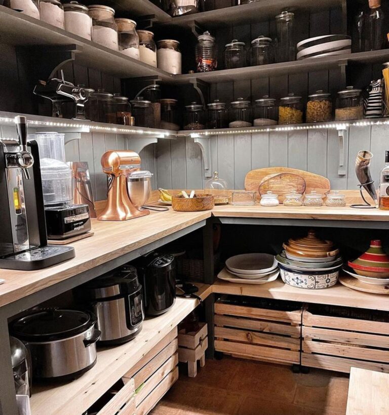 44 Creative Walk-In Pantry Designs to Maximize Space