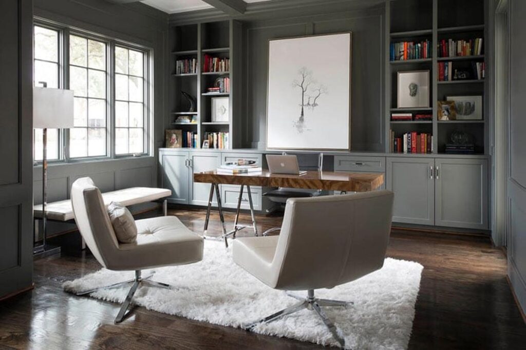 55 Top Masculine Mens Home Office Styles to Try