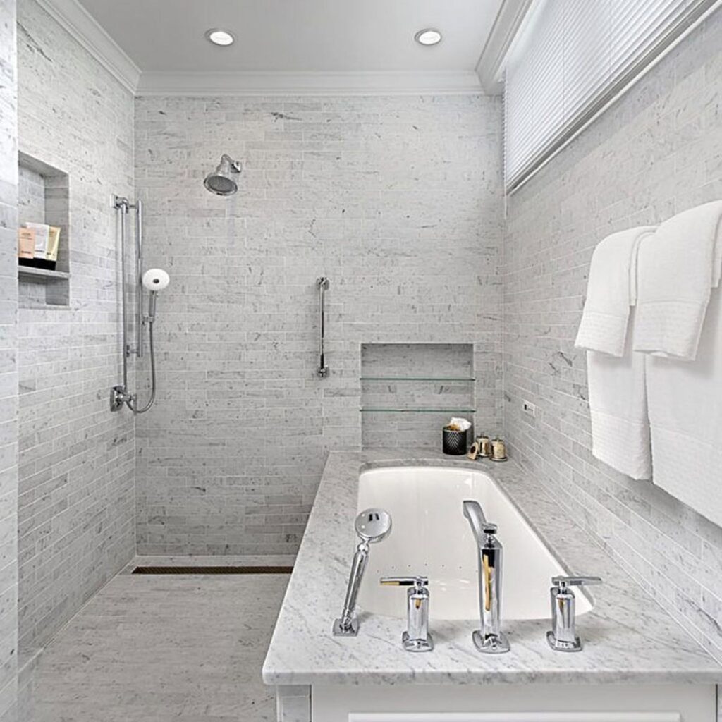 63 Beautiful Doorless Walk-In Shower Ideas to Inspire You