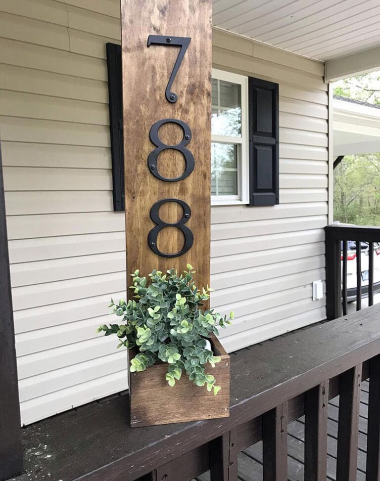 62 Creative House Number Ideas That Make a Statement