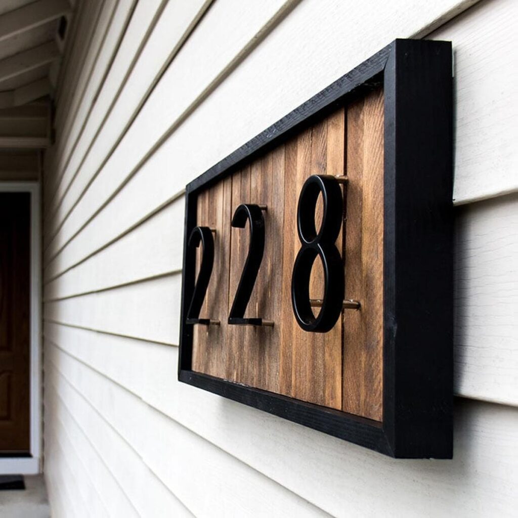 62 Creative House Number Ideas That Make a Statement