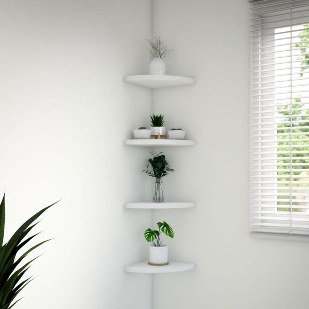 41 Inspiring Corner Shelf Ideas That Maximize Style and Space