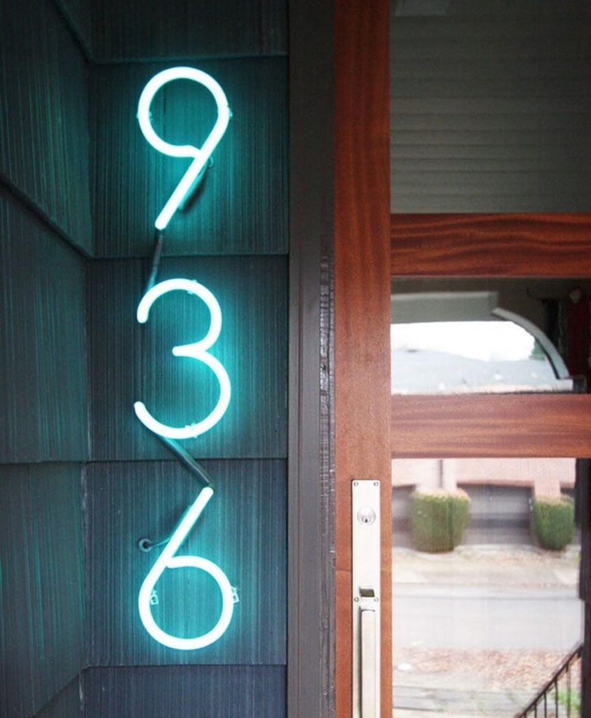 62 Creative House Number Ideas That Make a Statement