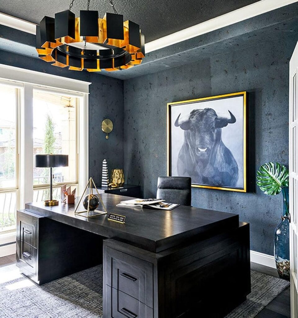 55 Top Masculine Mens Home Office Styles to Try