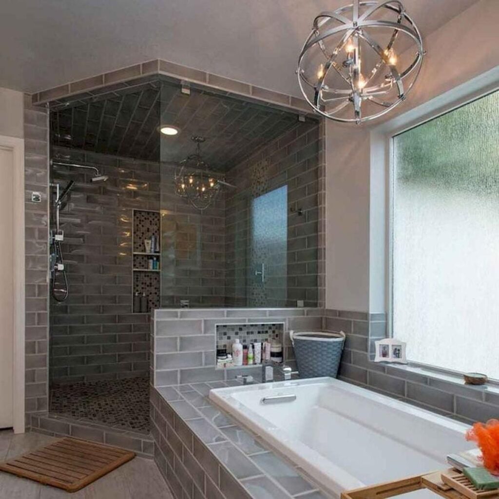 63 Beautiful Doorless Walk-In Shower Ideas to Inspire You