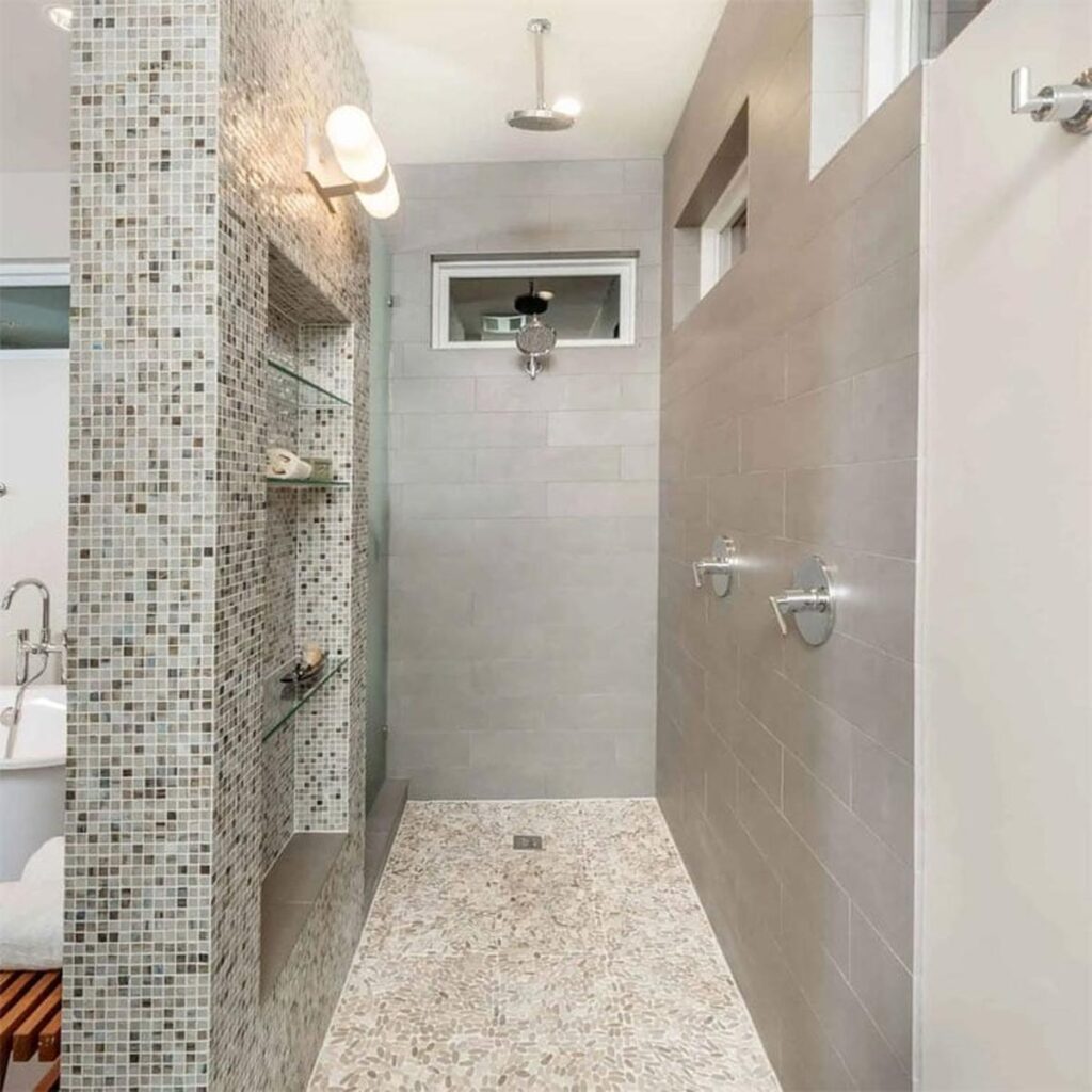 63 Beautiful Doorless Walk-In Shower Ideas to Inspire You