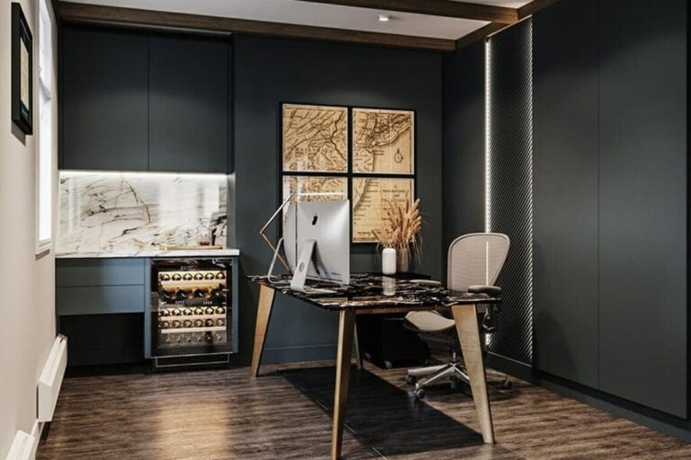 55 Top Masculine Mens Home Office Styles to Try