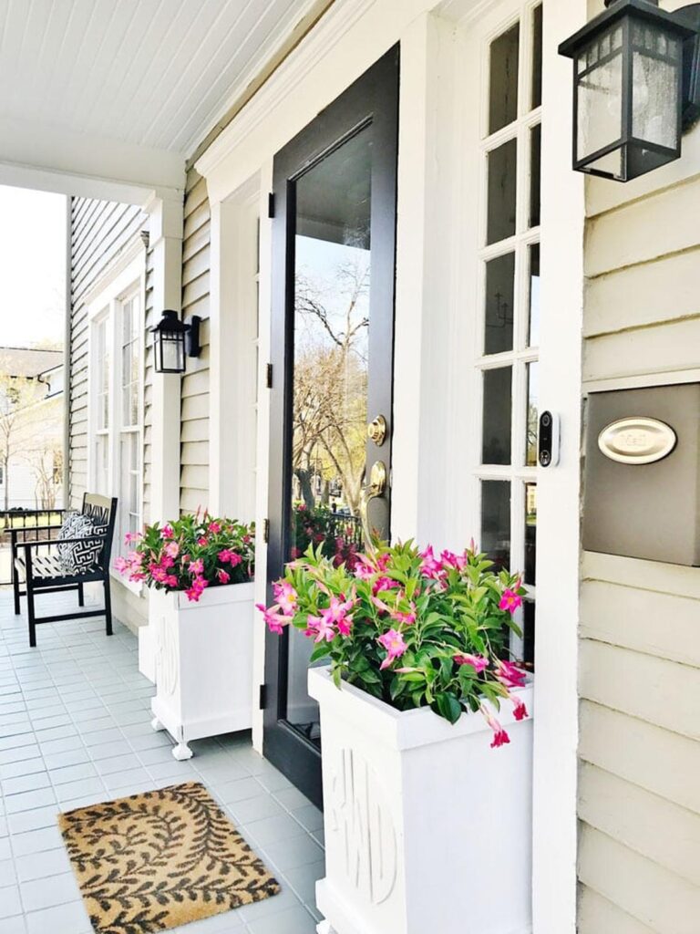 67 Easy Front Porch Planter Ideas to Elevate Curb Appeal