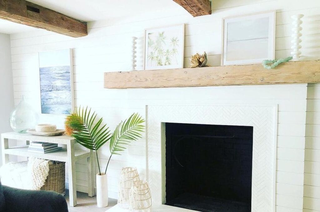 23 Coastal Fireplace Ideas for a Breezy, Relaxed Look -Architectural ...
