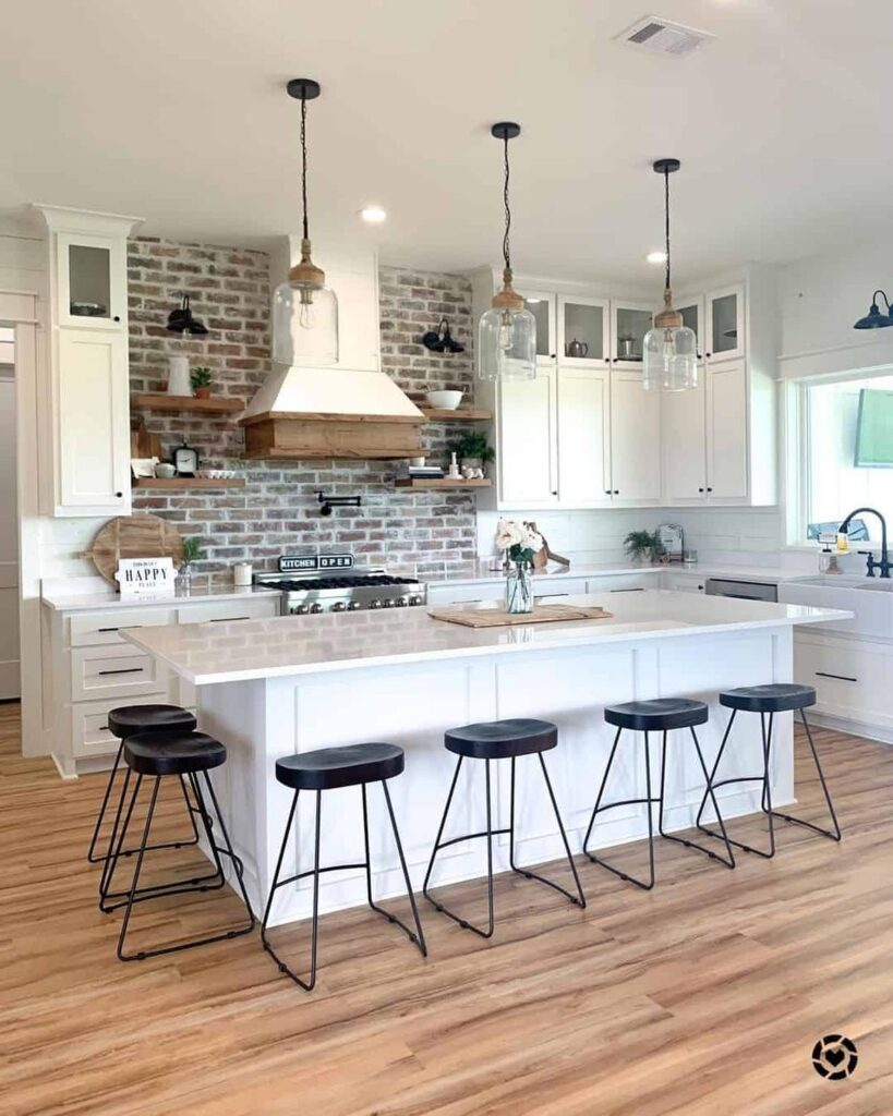 34 Beautiful Kitchen Island Back Panels That Showcase Style ...