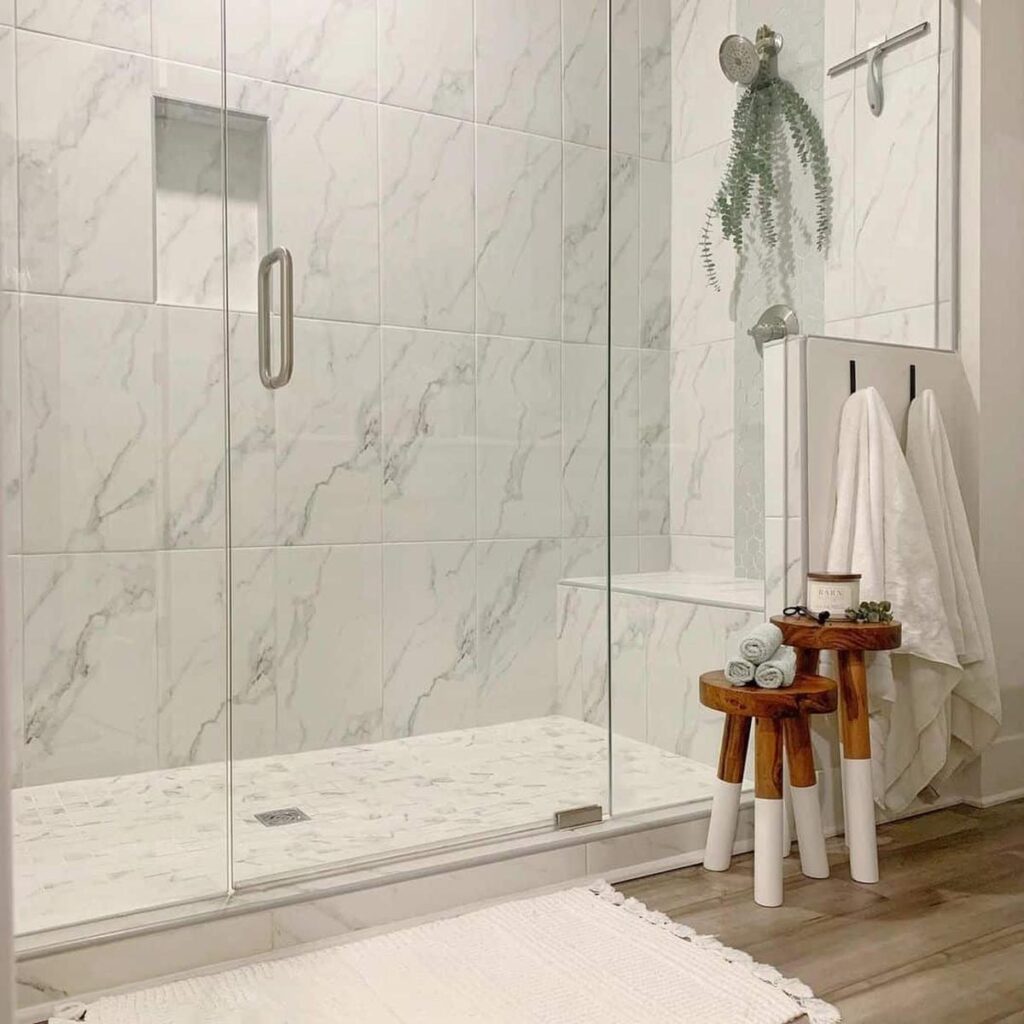 18 Beautiful Large Tiles for Shower Walls to Create a Modern Look ...