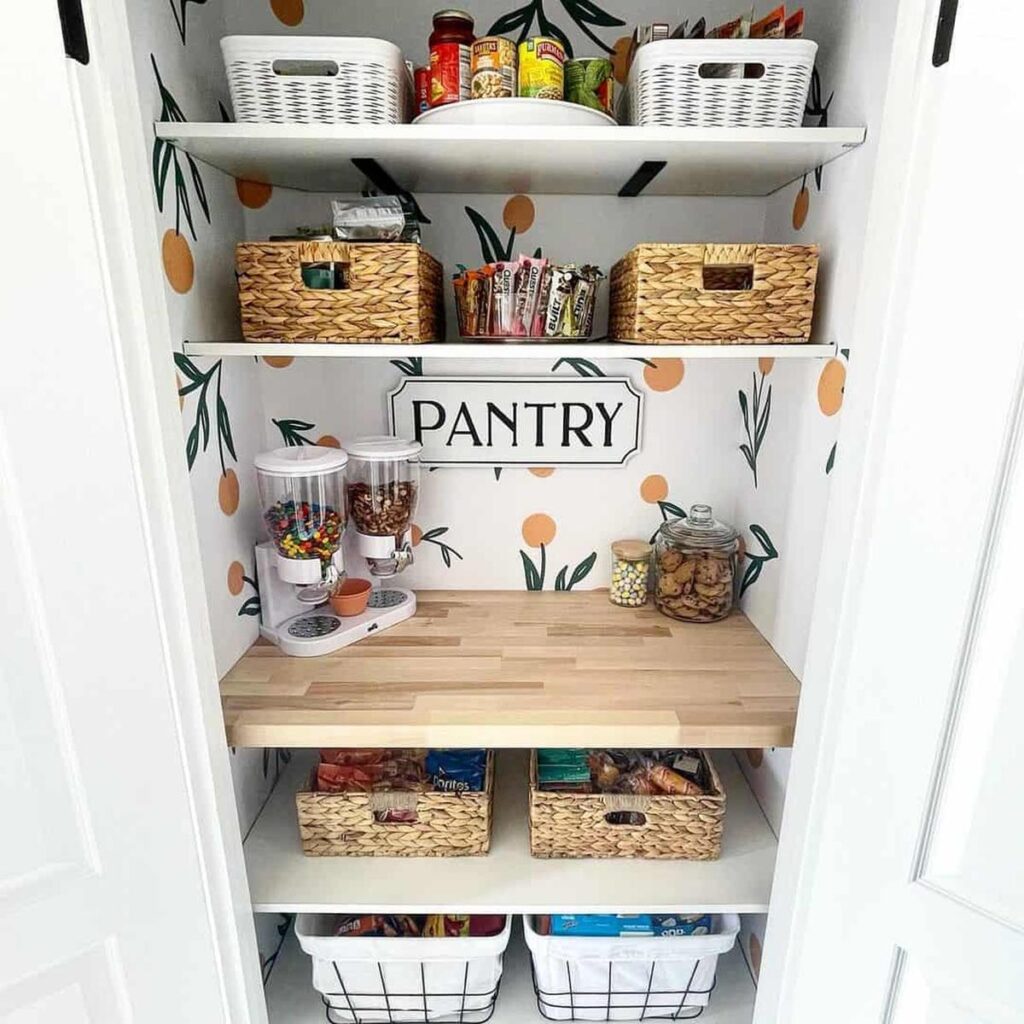 14 Best Pantry Wallpaper Designs for a Farmhouse Touch -Architectural ...