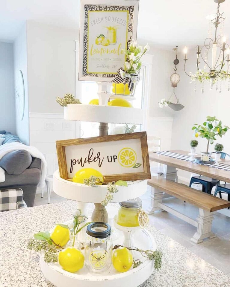 34 Stunning Lemon Kitchen Decor Ideas You'll Love -Architectural Foundation
