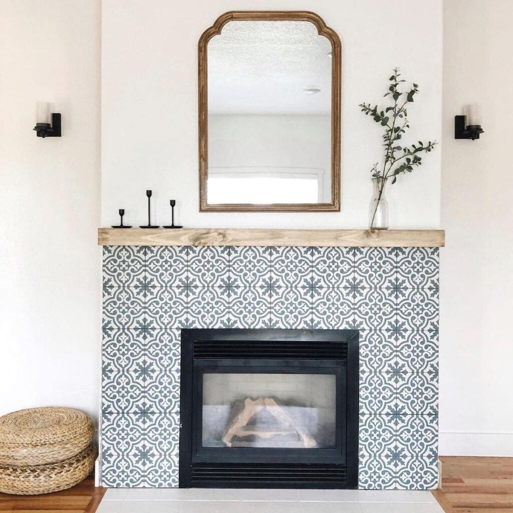 22 Inviting Fireplace Hearth Tiles for a Homely Touch -Architectural ...