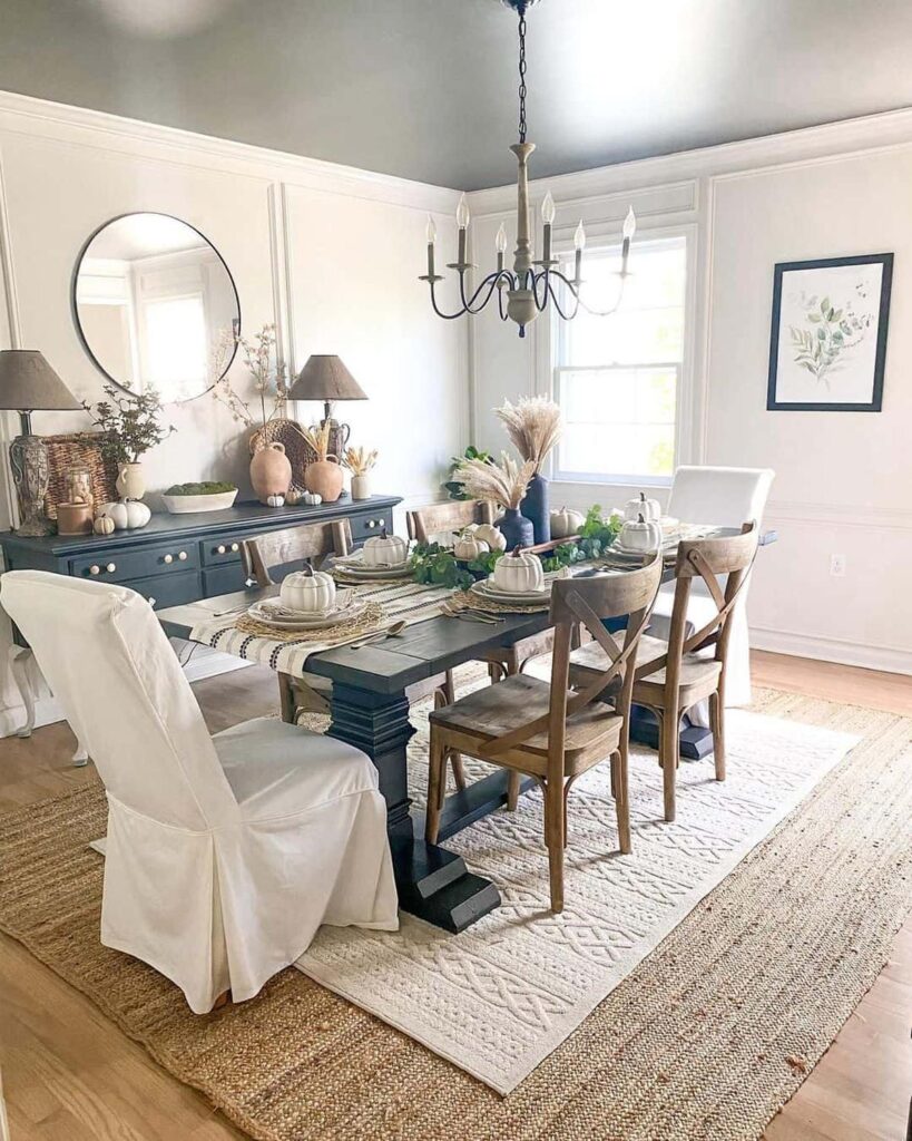 37 Delightful Dining Room Rugs to Complete Your Farmhouse Look ...