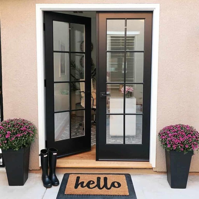 17 Elegant Black Double Front Doors to Consider -Architectural Foundation