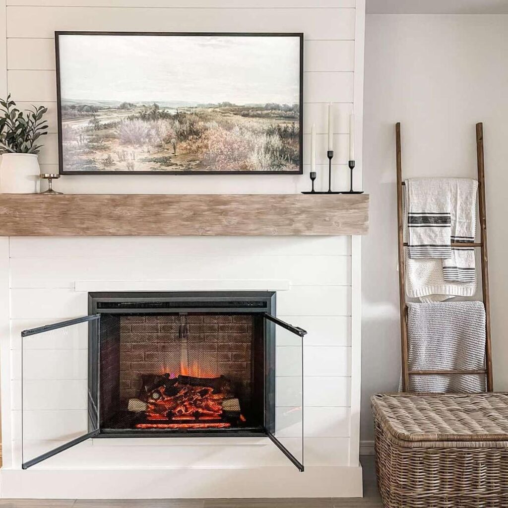 16 Modern Electric Fireplace Designs with TV Above for Ultimate Comfort ...
