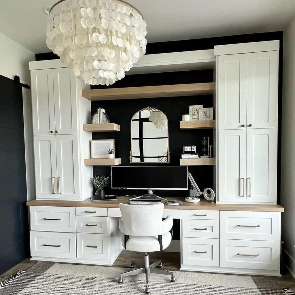 16 Floating Shelf Above Desk Ideas for Extra Storage -Architectural ...