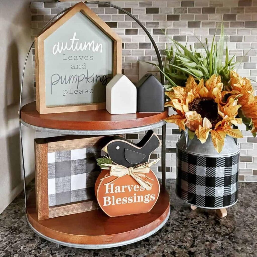 28 Tiered Tray Decor Ideas for Gorgeous Spaces -Architectural Foundation