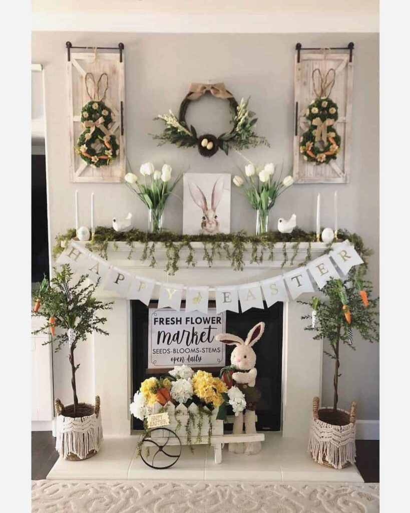30 Cheerful Easter Decor Ideas to Hop Into a Playful Spring ...