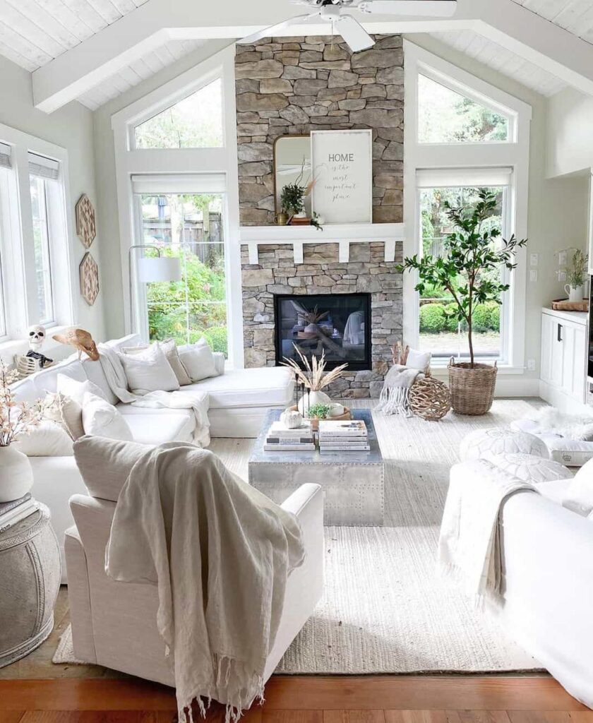 33 Living Room Fireplace Ideas to Showcase Your Unique Style ...
